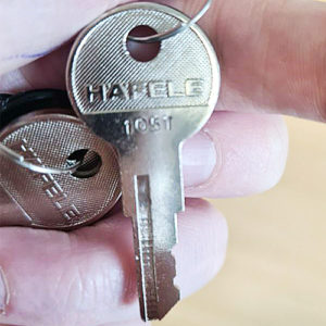 Hafele Furniture Key 100TA | NEXT DAY | LockDoctor.Biz