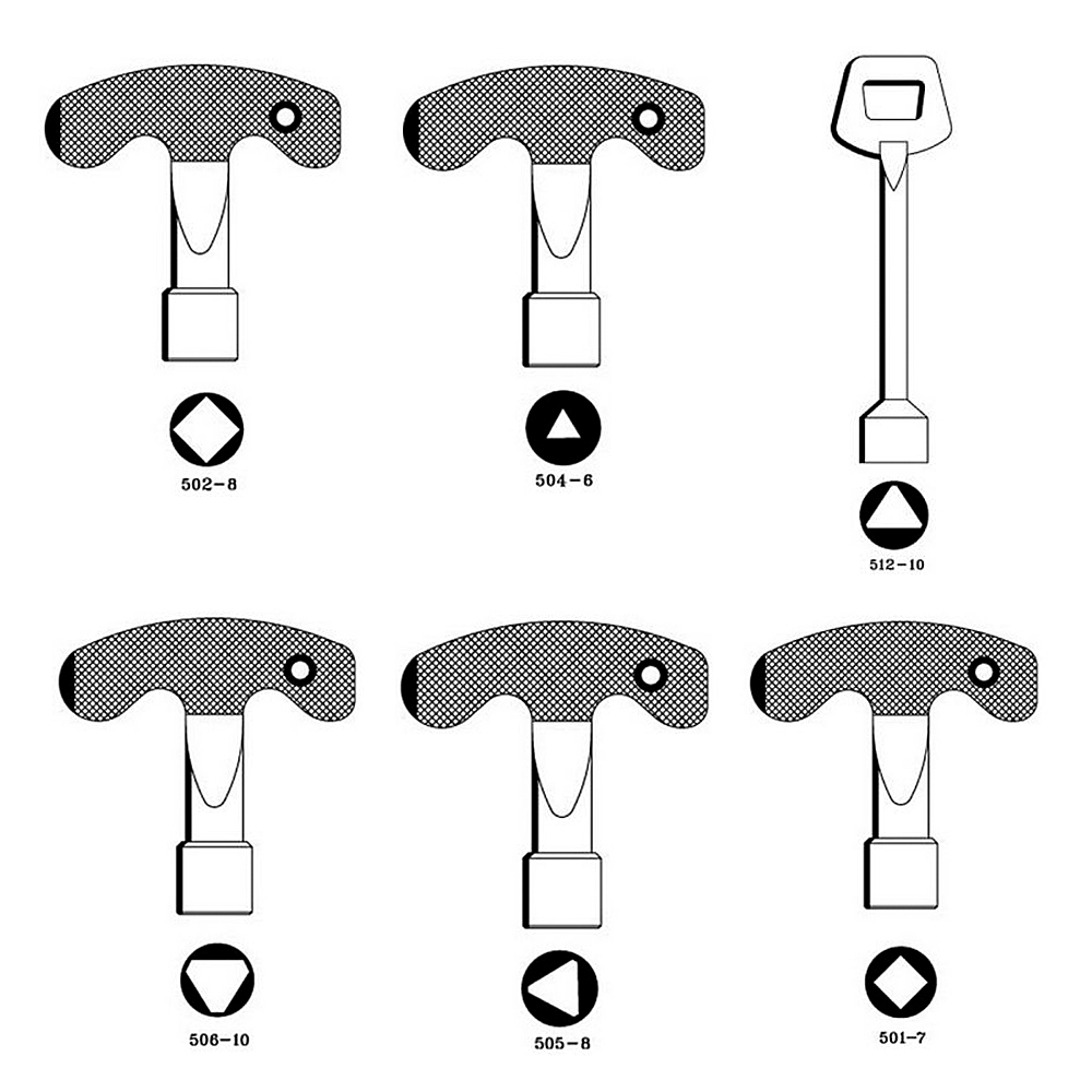 Meter Cupboard Key Set of 6 | NEXT DAY | LockDoctor.Biz